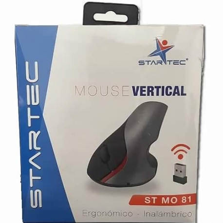 Mouse Inalambrico Usb Star Tec St-Mo-81 Diseño Vertical, (Bateria Recargable) Donde comprar Star ...