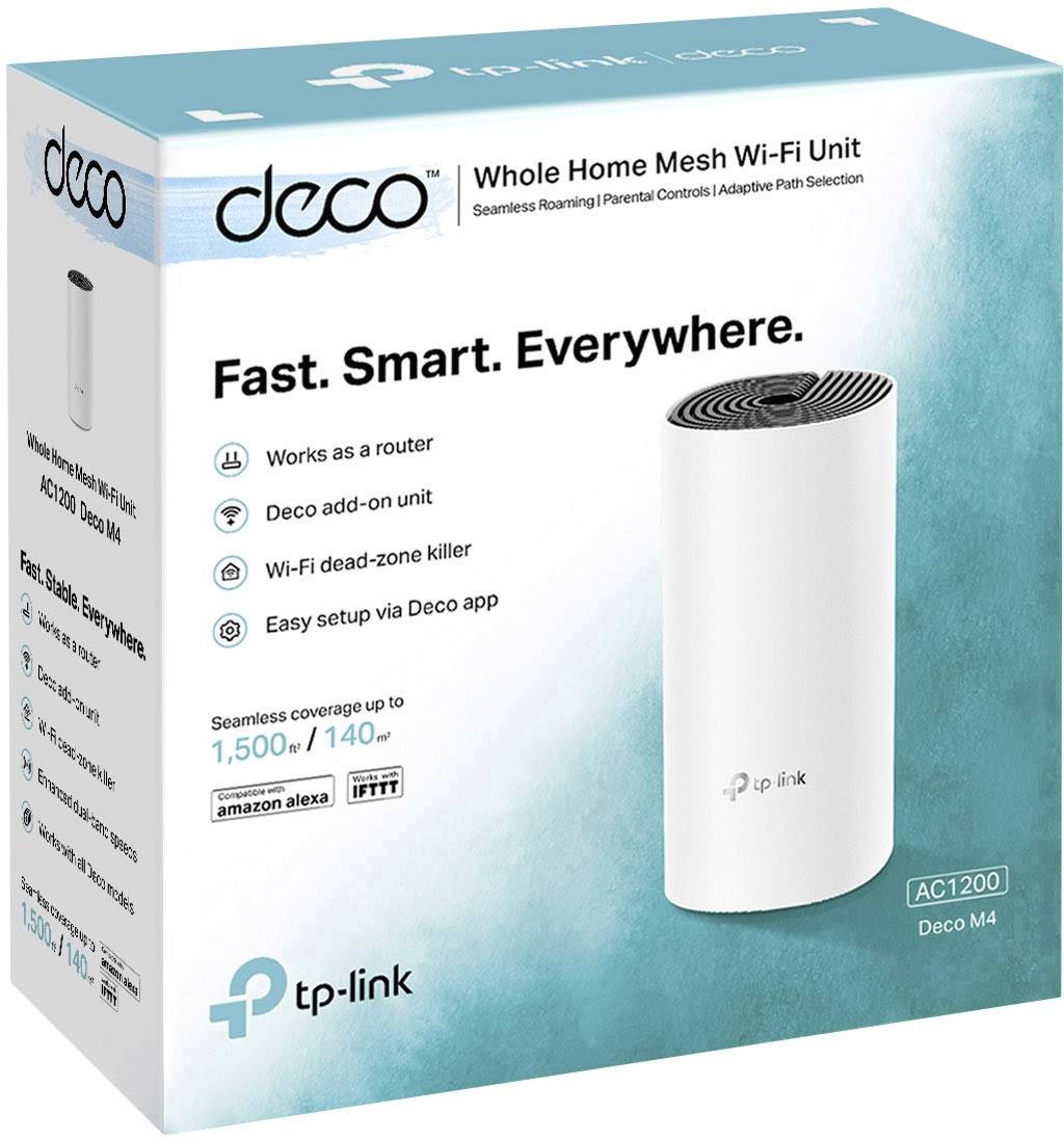 DECO-M4-1PACK Kit de sistema inalámbrico deco m5 mesh para hogar doble ...