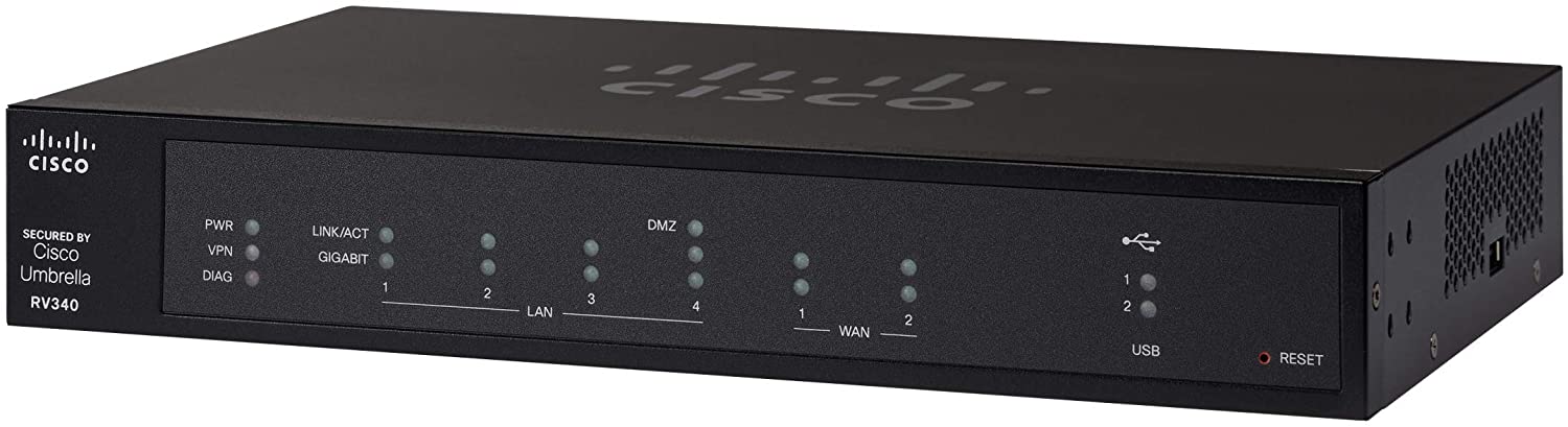 RV340-K9-NA Router Alambrico Cisco RV340 Dual WAN Gigabit VPN Router ...
