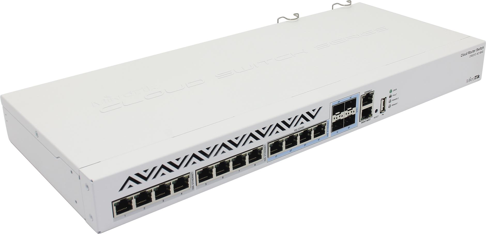 (CRS312-4C+8XG-RM) Cloud Router Switch 8 Puertos 10G RJ45, 4 ...