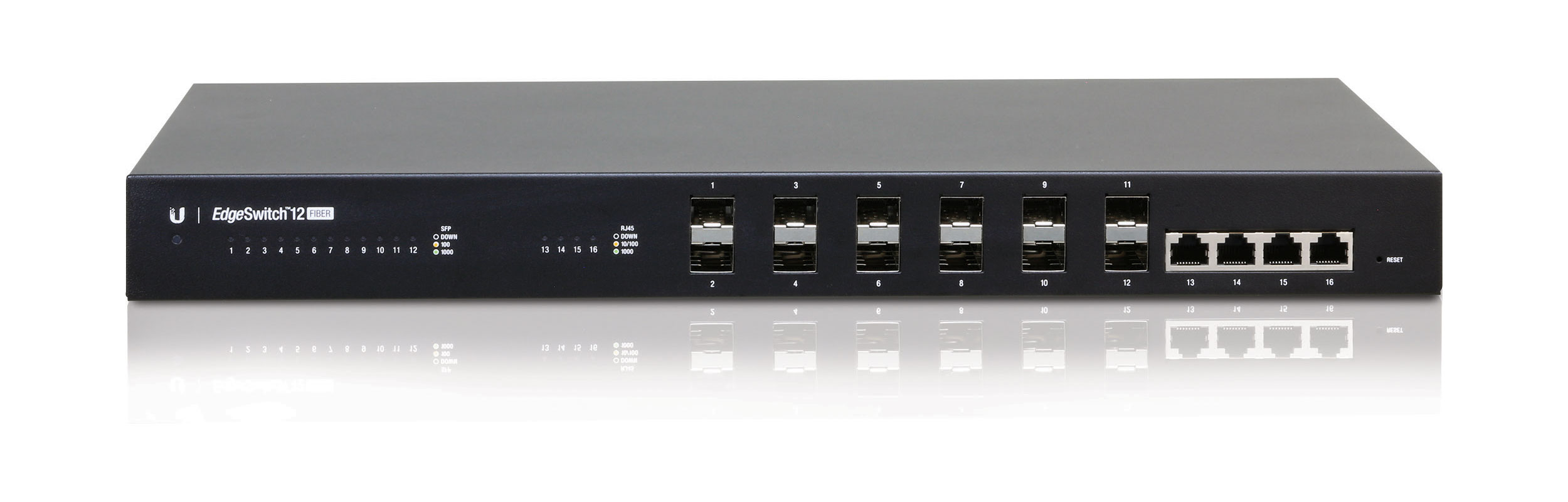 ES-12F Switch edgemax administrable de 12 puertos sfp gigabit + 4 x ...