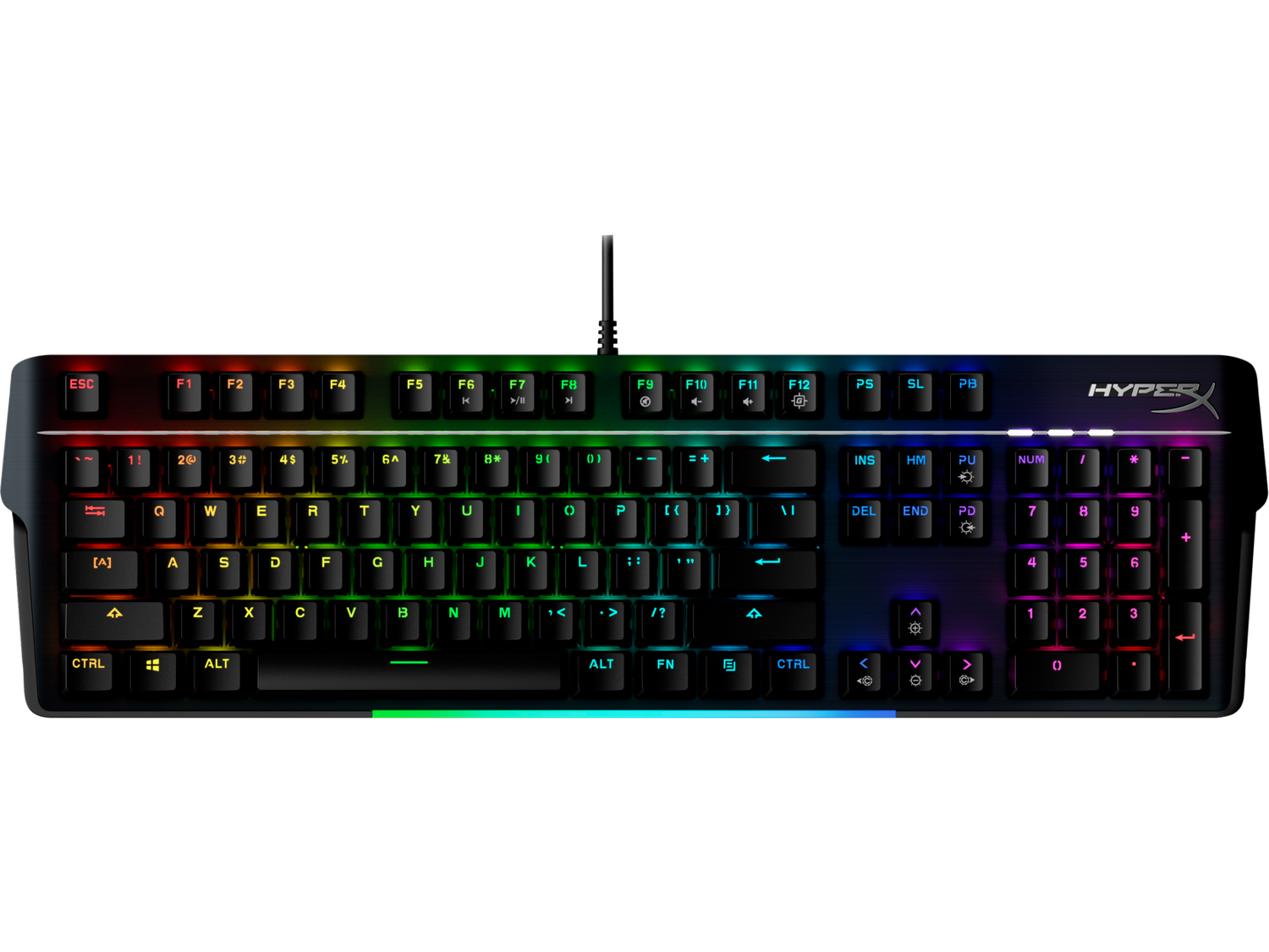 4P5E1AA#ABA Keyboard HyperX Alloy MKW100 US HX Red Donde comprar HyperX ...