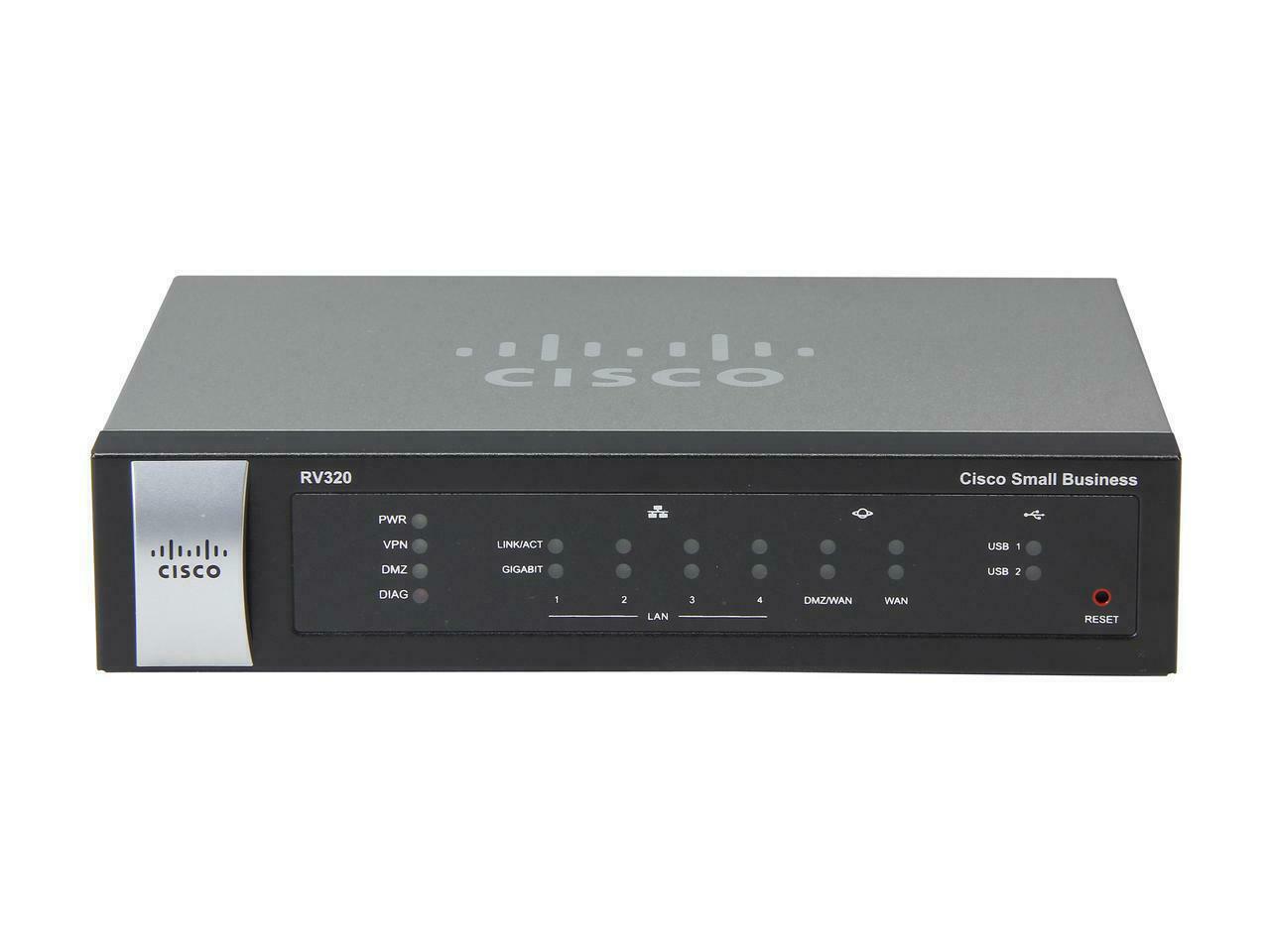 RV320-K9-NA Cisco Router Alambrico Cisco RV320 Dual Gigabit WAN VPN ...