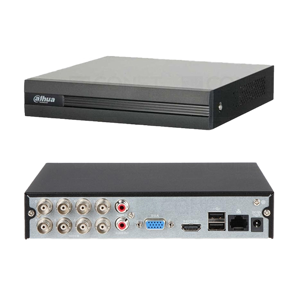 XVR 8CH + 4CH IP GRABACION HASTA 1080N HDMI 1 E/S RCA 1 SATA H.265+ AI ...