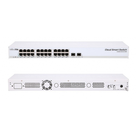 CSS326-24G-2S+RM Cloud Smart Switch, 24 puertos Gigabit, 2 puertos SFP+ ...