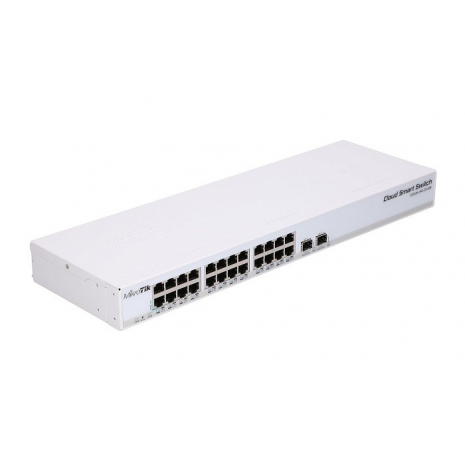 CSS326-24G-2S+RM Cloud Smart Switch, 24 puertos Gigabit, 2 puertos SFP+ ...