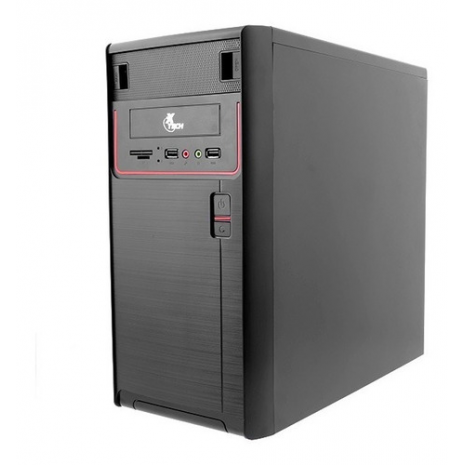 Xtech pc case Micro ATX 600W ps black logo XTQ-100. USB 2.0 x 2. 0.40 ...