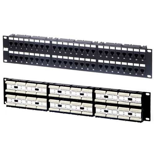 PATCH PANEL SAT PP648 CAT6 48 PUERTOS RACK Donde comprar Sat Colombia ...